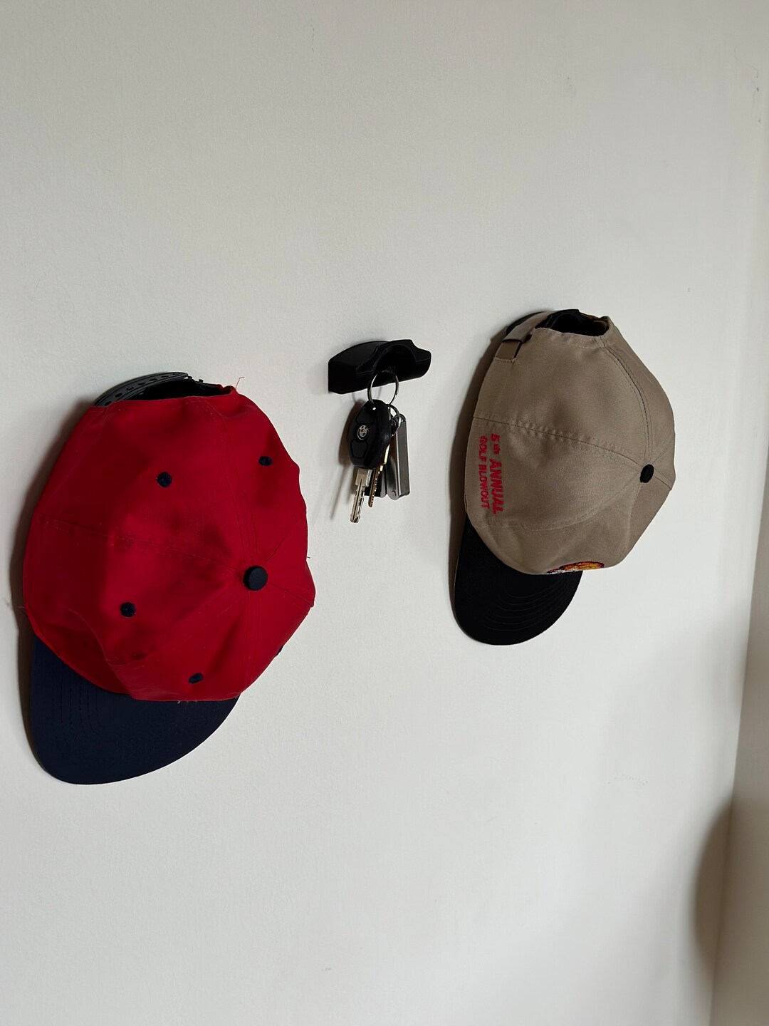 Floating, Hidden, Hat and Key, Wall Mount, Hanger - Etsy