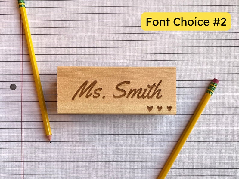 Personalized Teacher Name Whiteboard Eraser Teacher - Etsy