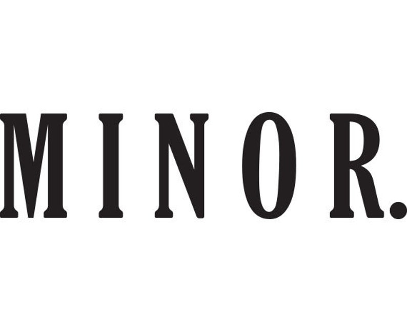 MINOR. SVG Cut File - Etsy