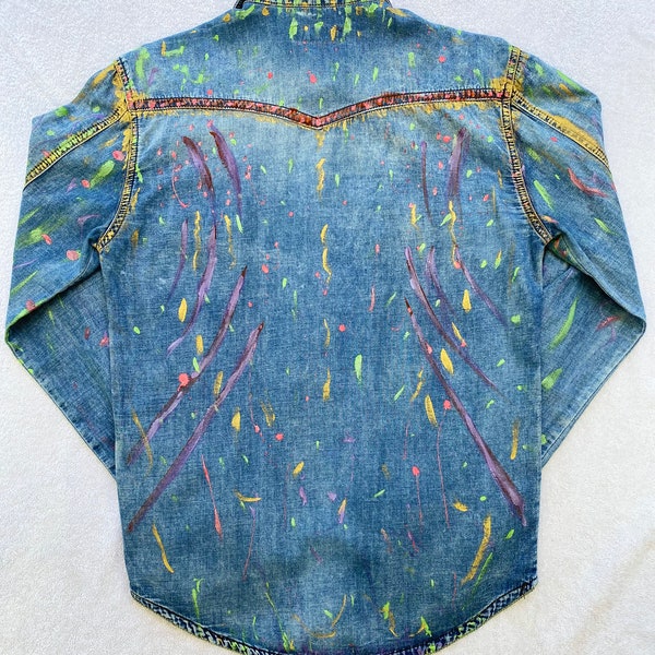 Hand Painted Shirt - Etsy
