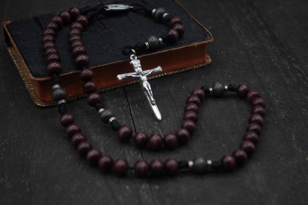 Terror of Demons Catholic Rosary With Exclusive Wood Beads, Miraculous ...