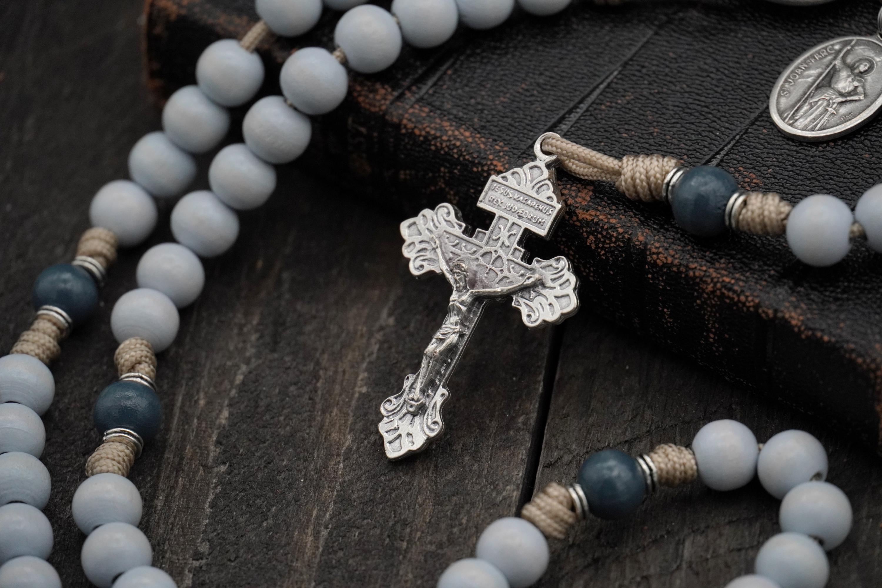 St. Joan of Arc Rosary | Handmade Catholic Rosary With Exclusive Wood ...