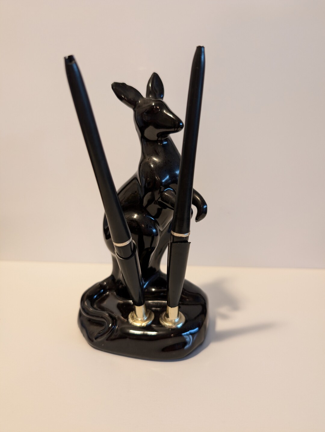 Kangaroo Double Pen Desk Decor - Etsy