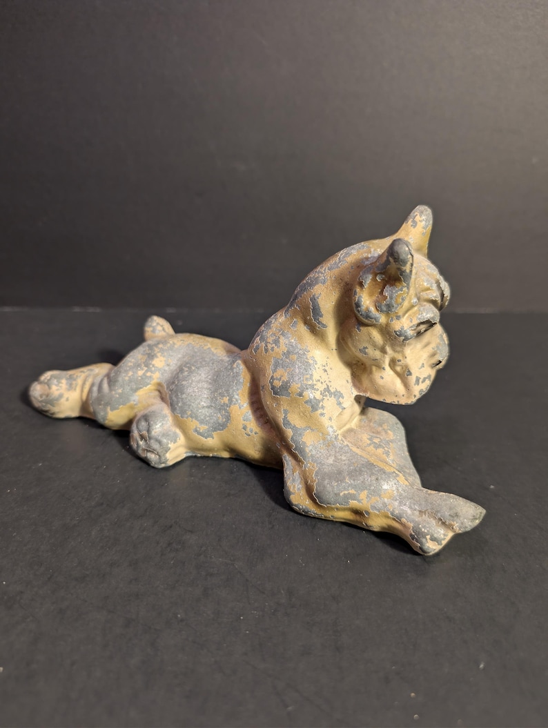 Boxer Dog Figurine, Iron - Etsy