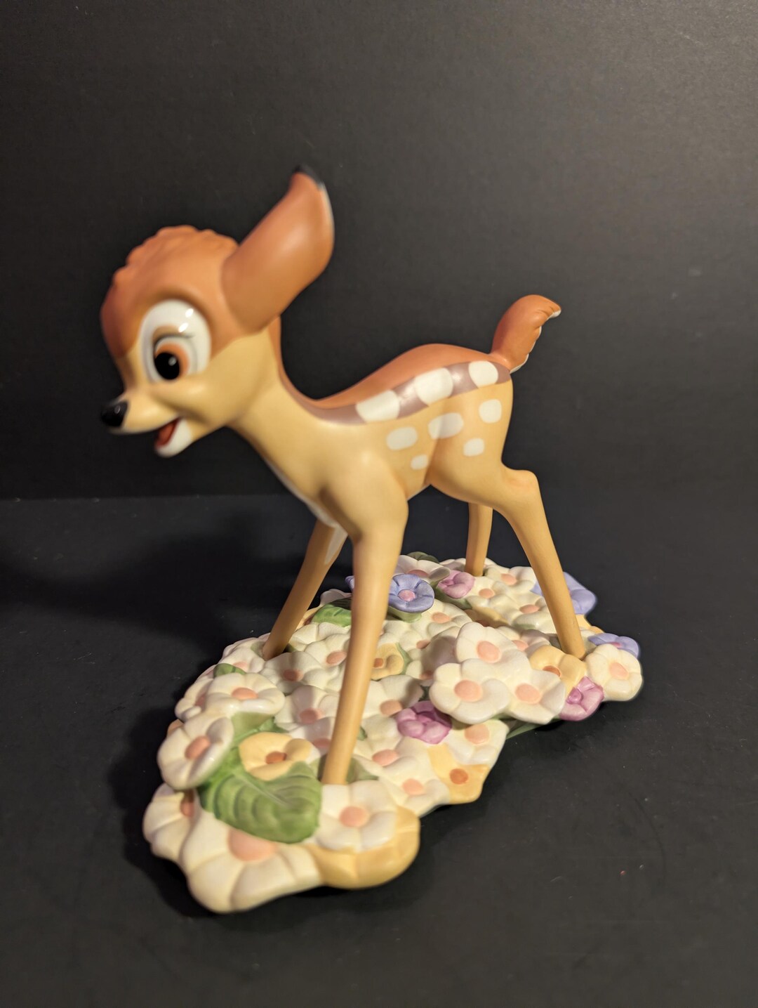 Walt Disney Bambi Figurine, Purty Flower - Etsy