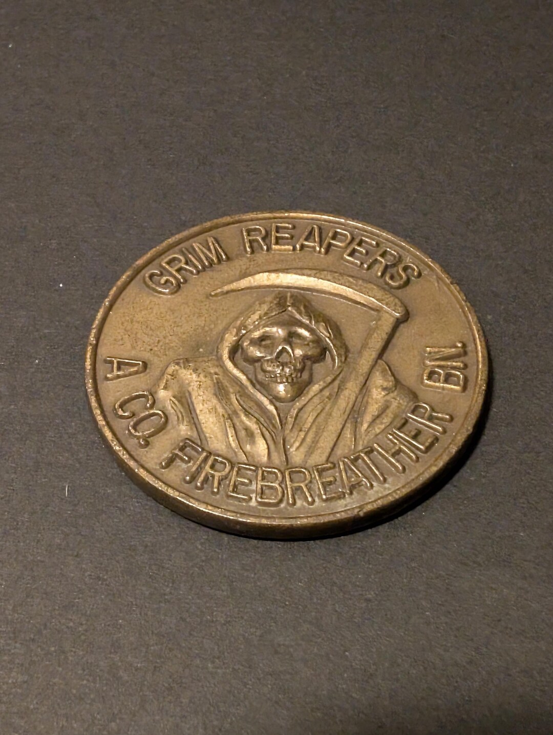 Grim Reapers Coin, Second Infantry Division, Camp Casey - Etsy