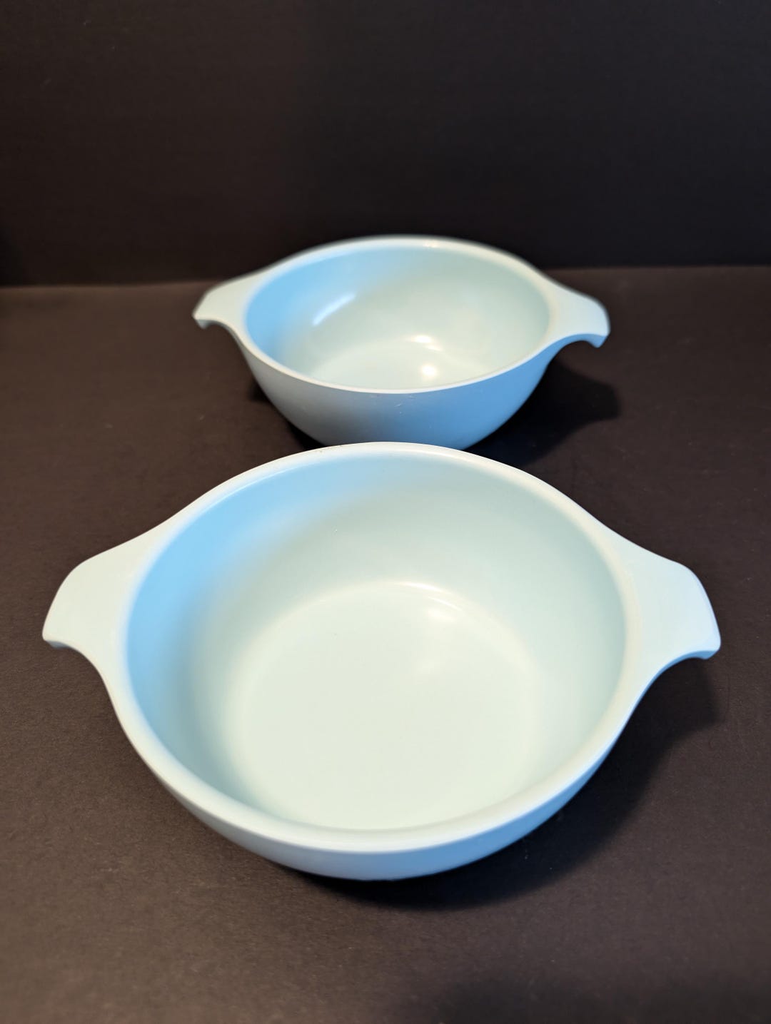 Watertown Ware Aqua Melamine Cereal Bowls, Set of Two - Etsy