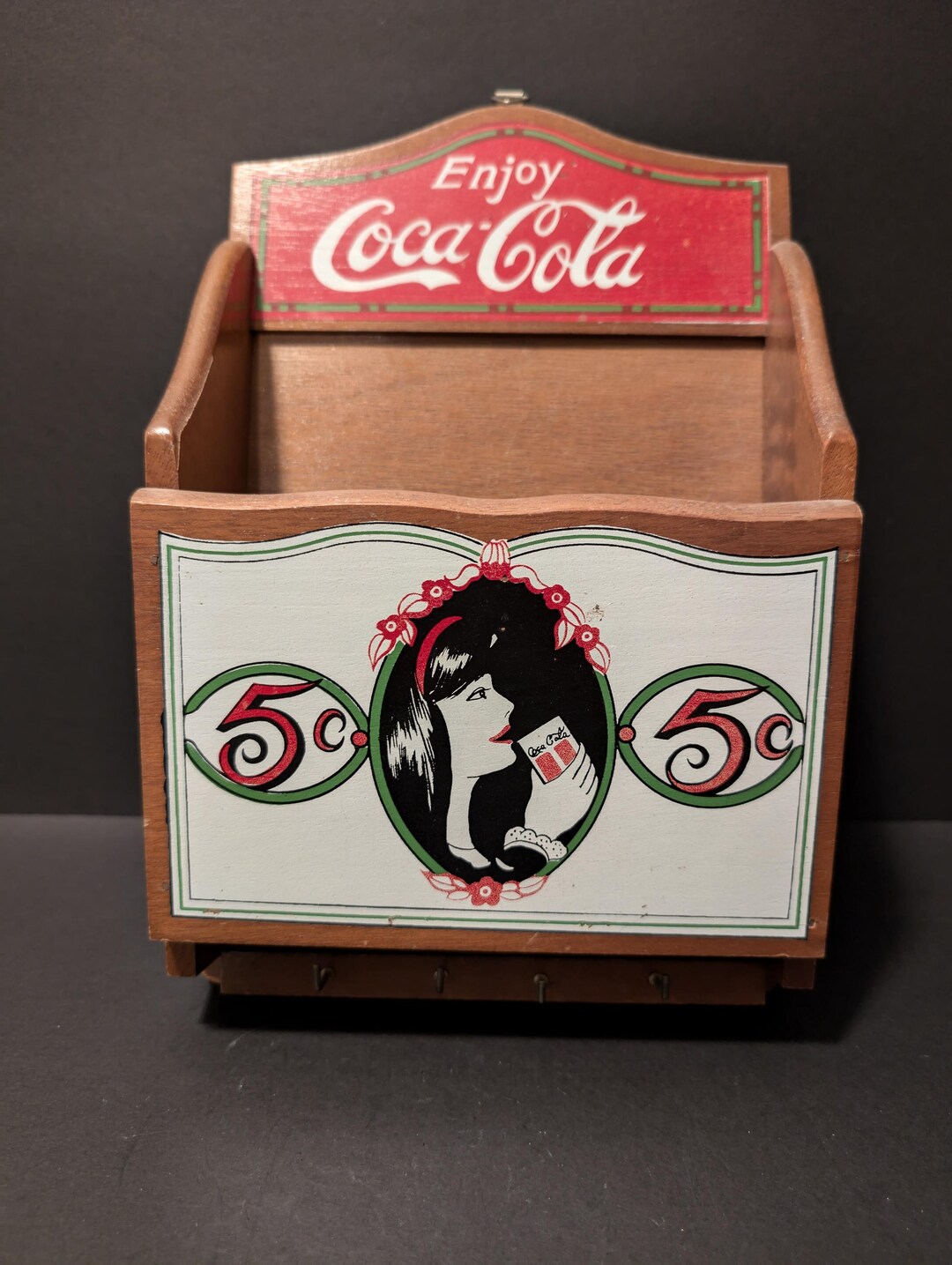 Coca Cola Letter Holder and Key Rack - Etsy