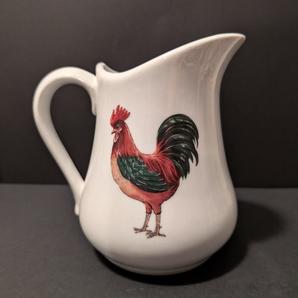 Rooster Pitcher - Etsy