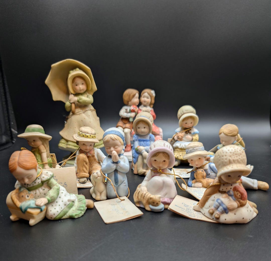 Holly Hobbie Figurines, Set of Twelve. - Etsy