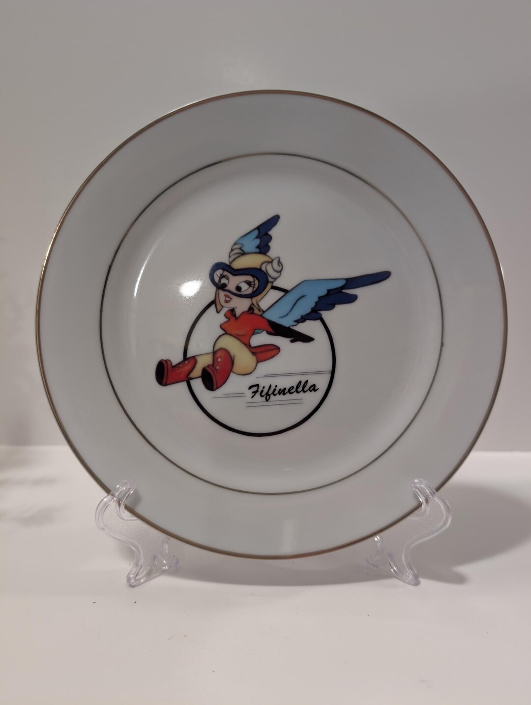 Fifinella, Women's Air Force Service Pilots, World War 2 Mascot Plate ...