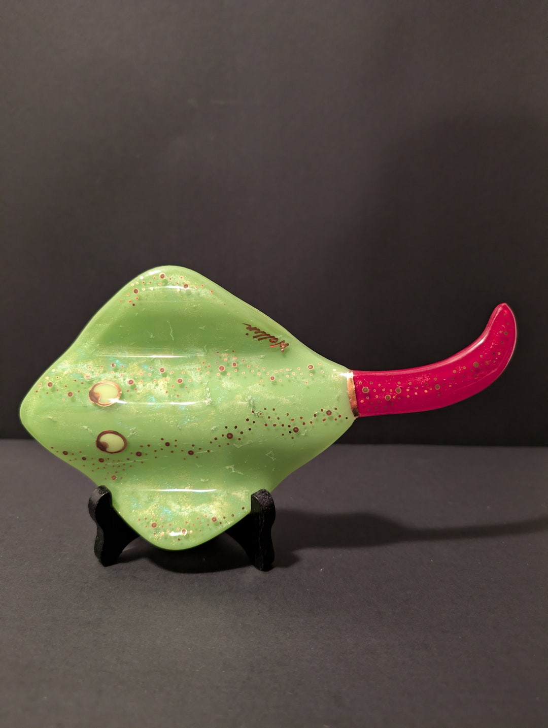 Stingray, Fused Glass, Sandy Wallin - Etsy