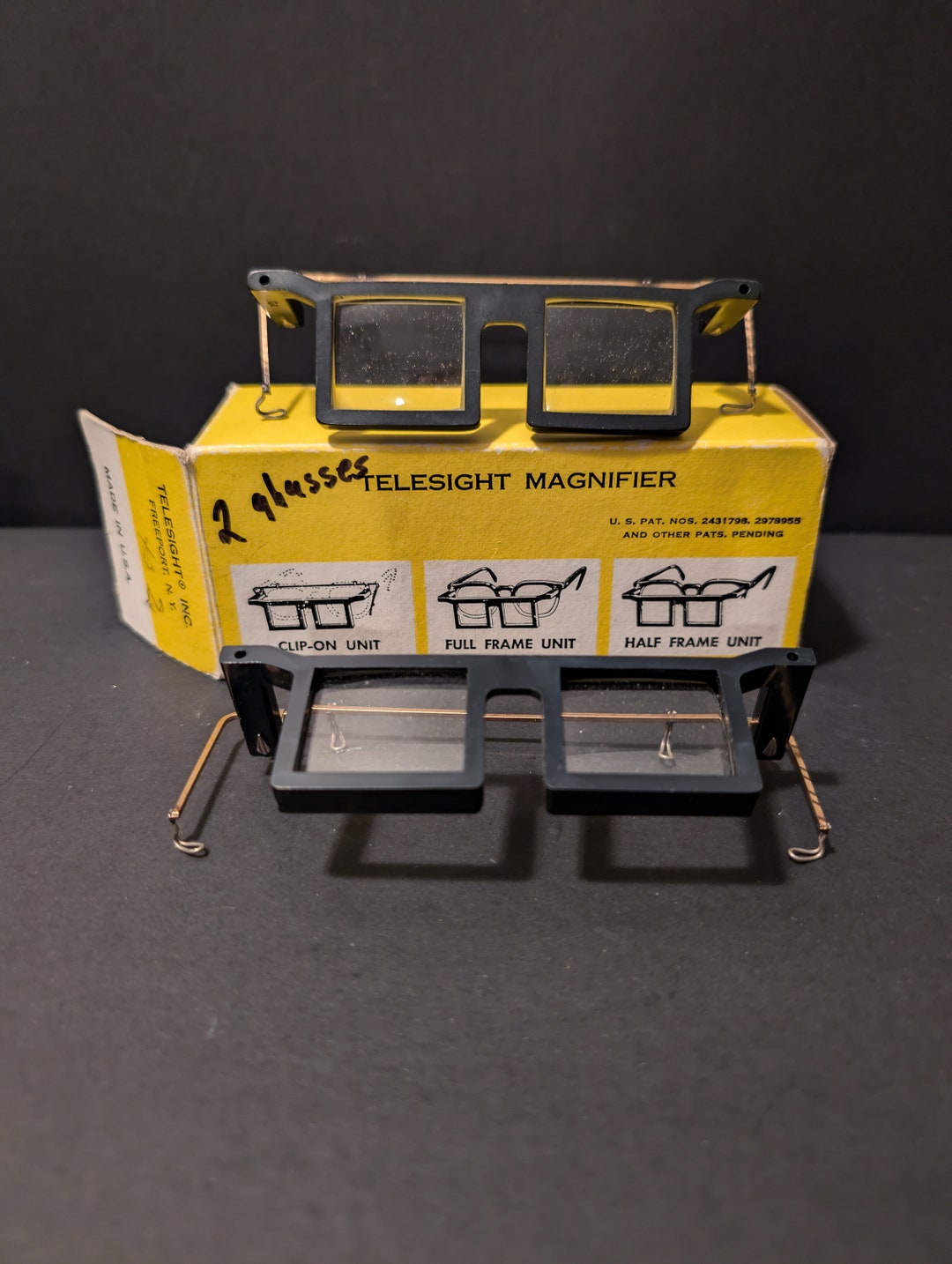 Telesight Magnifier Glasses, Set of Two - Etsy