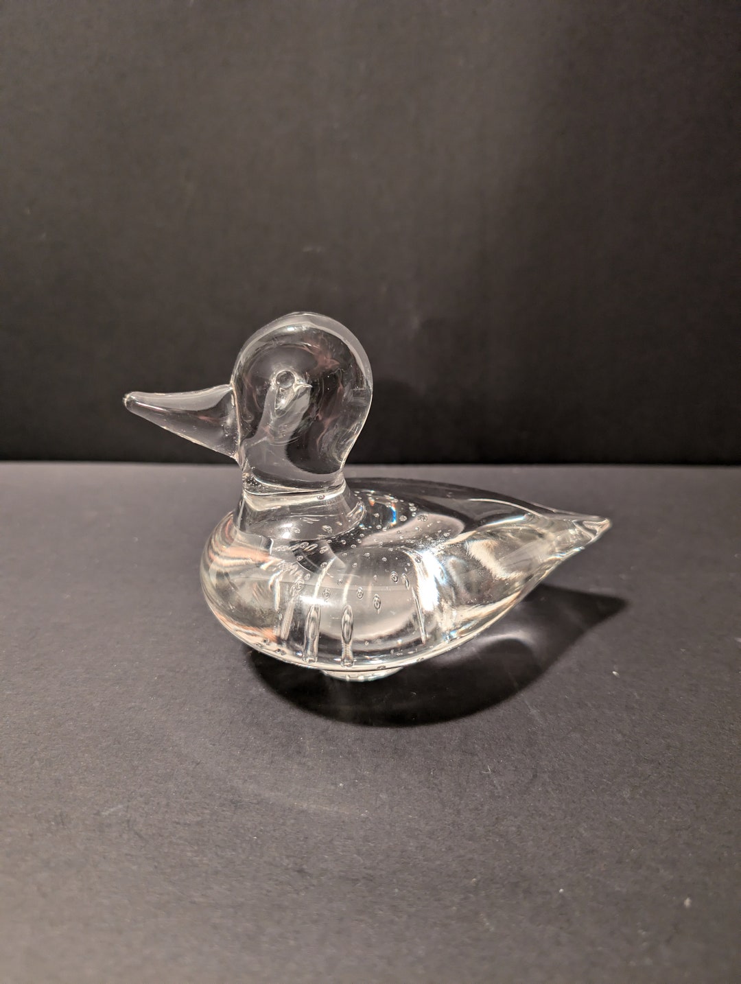 Duck, Glass Paperweight - Etsy