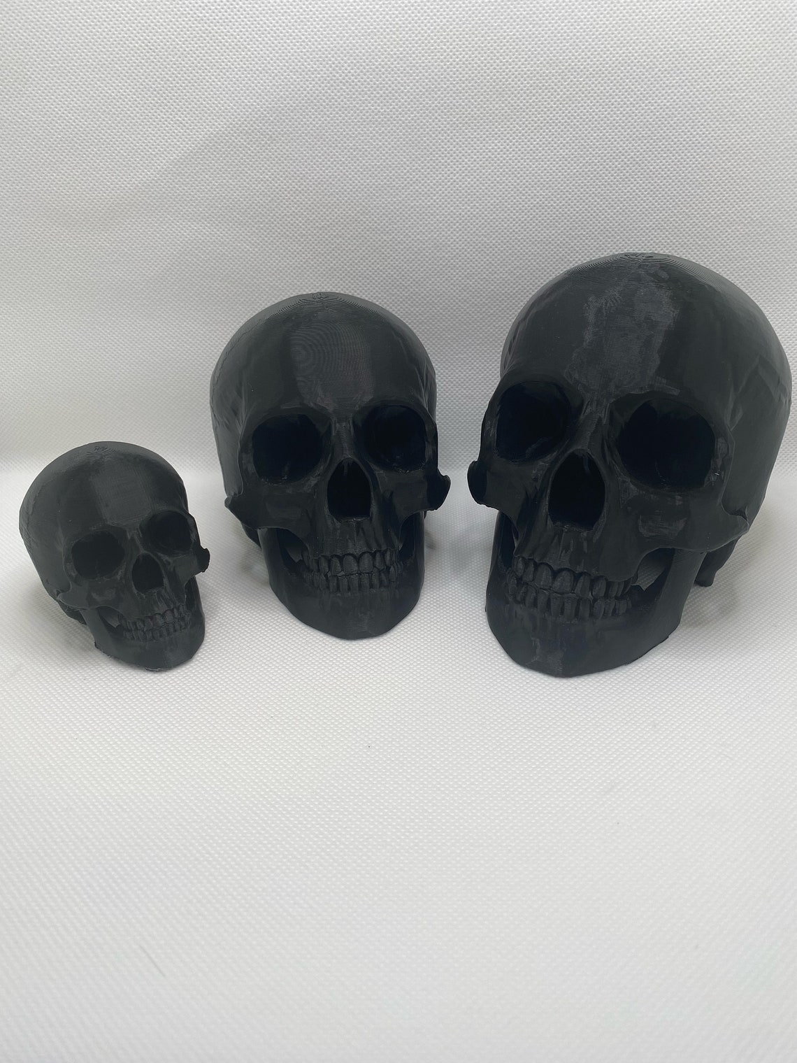 Human Skull Statue 3D Printed Custom Art - Etsy