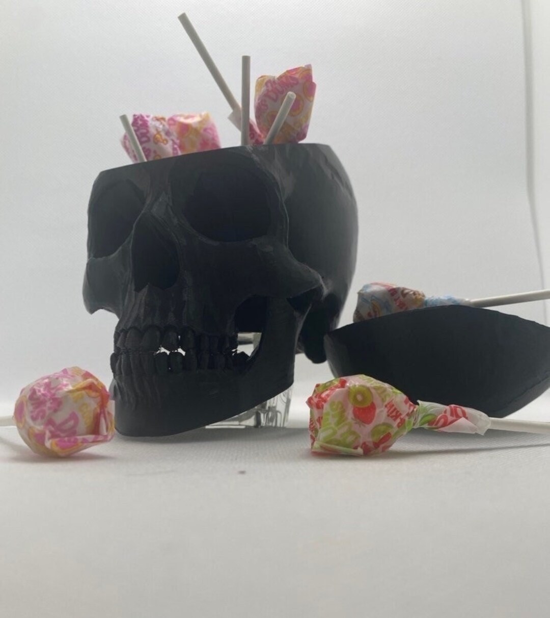 Human Skull Container Base & Lid Fun, Decorative and Unique - Etsy