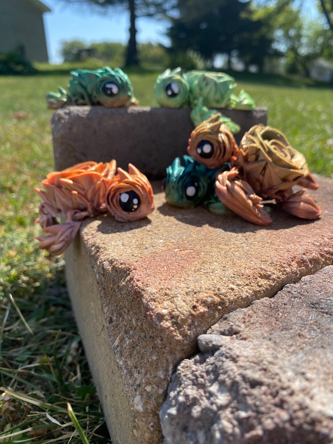 Rose Turtle | Articulating Fidgets| Decorative Toy - Etsy