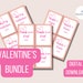 Bundle of 28 Printable Valentine Cards - Etsy