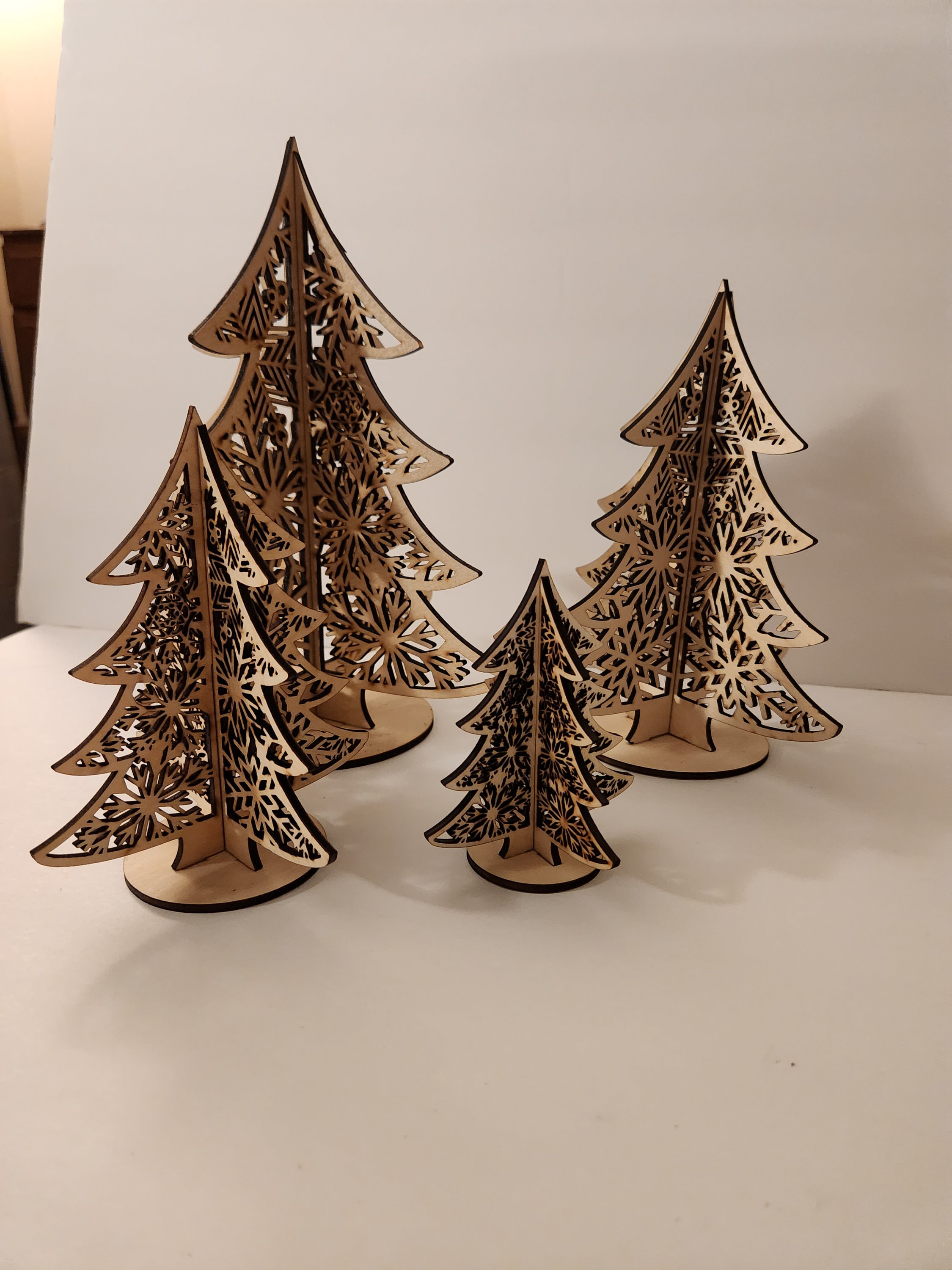 3d Wood Christmas Tree Style 1 - Etsy