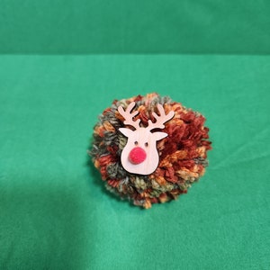 Reindeer Head for Pom Pom Reindeer. DIY Ornaments, Craft Blanks ...