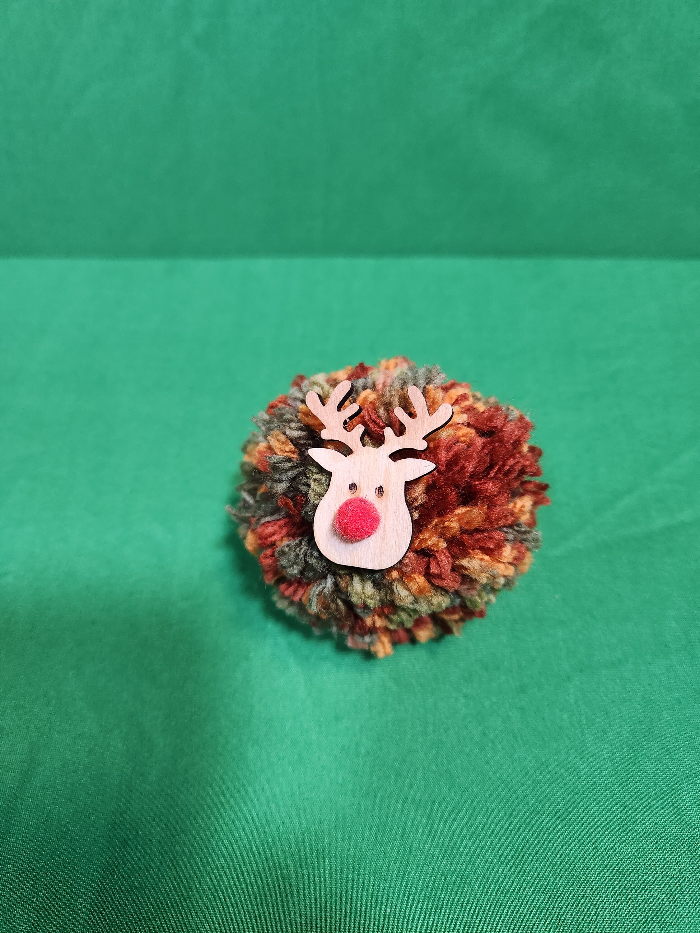 Reindeer Head for Pom Pom Reindeer. DIY Ornaments, Craft Blanks ...