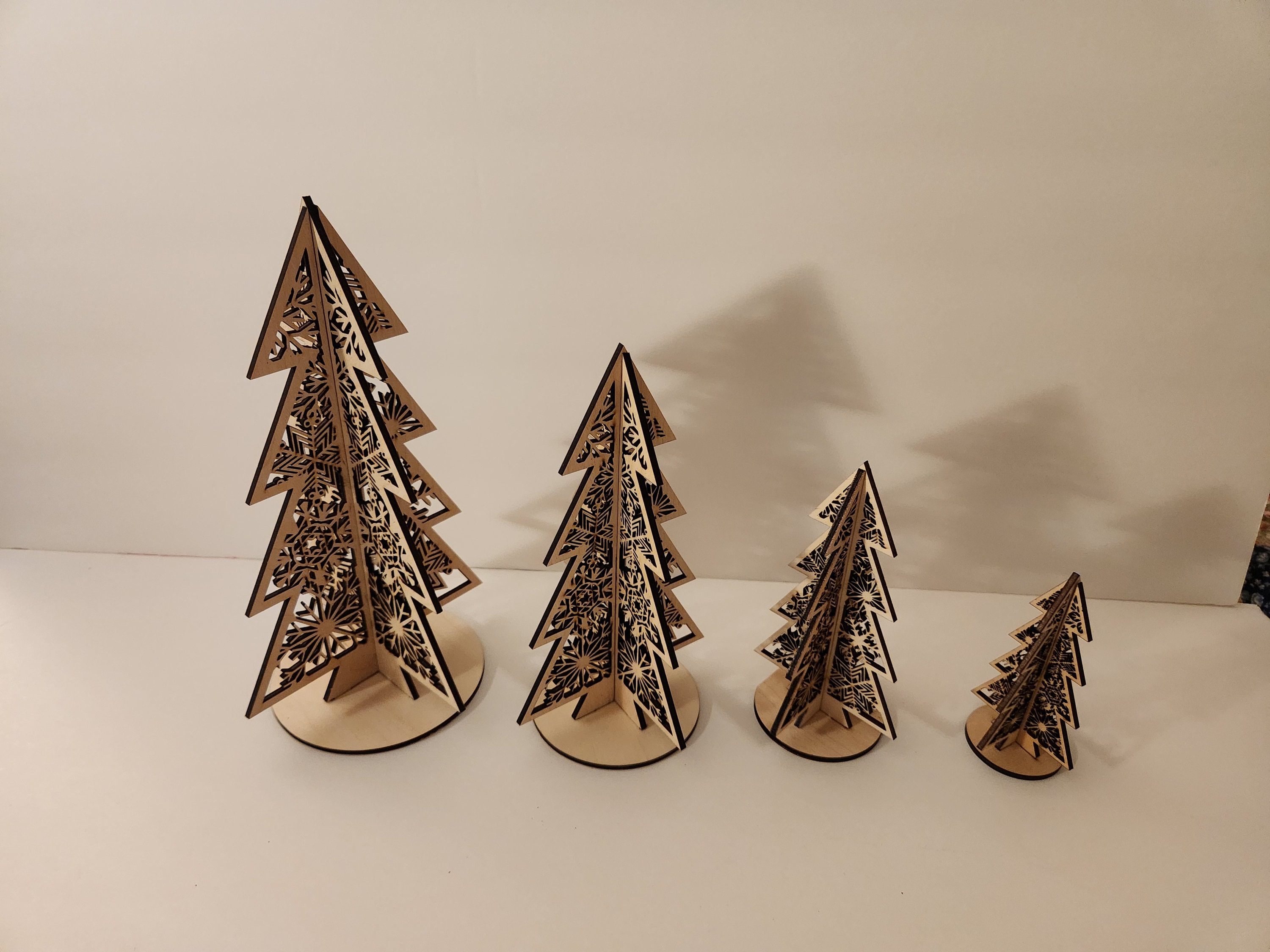 3d Wood Christmas Tree Style 2 - Etsy