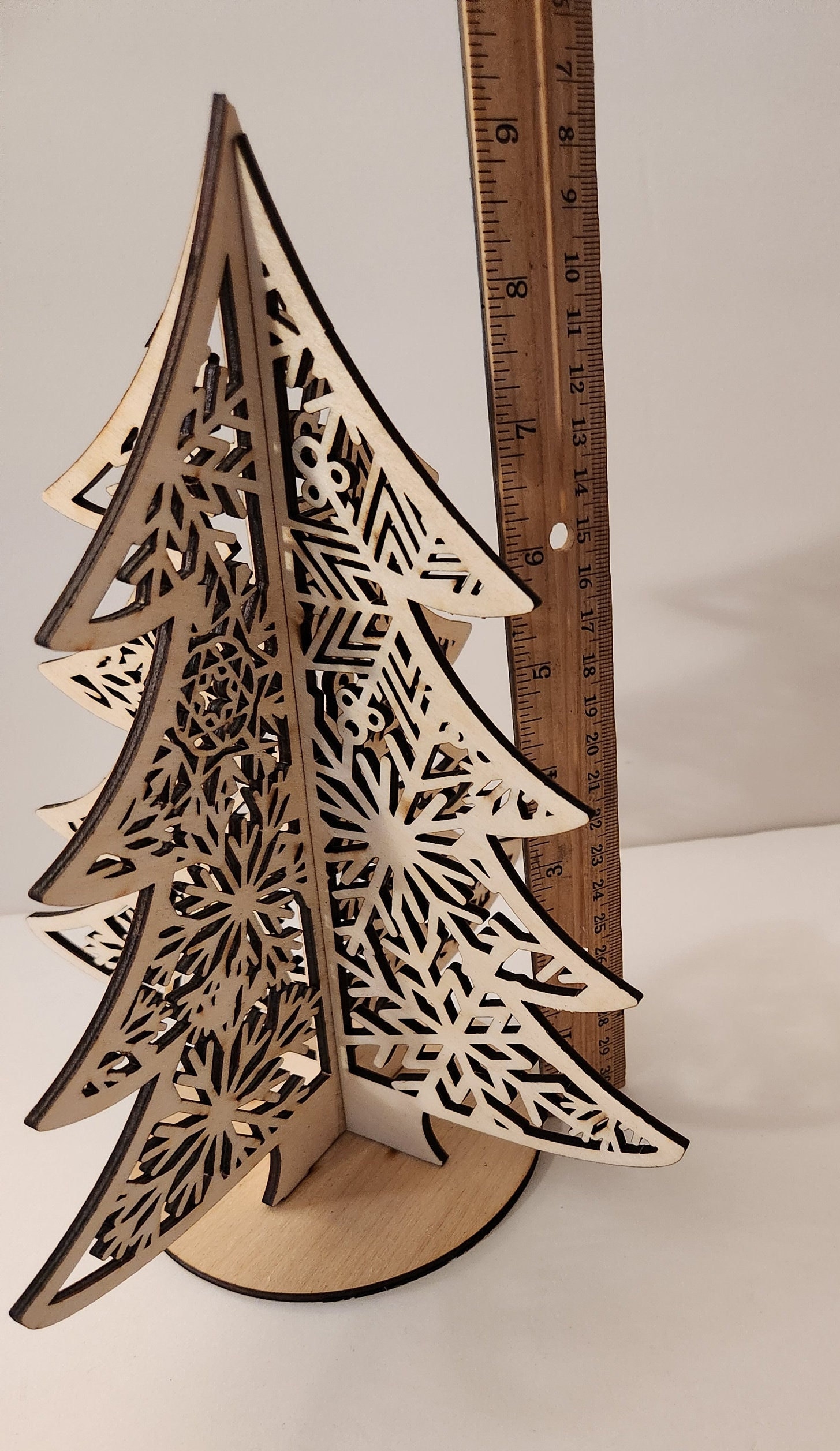 3d Wood Christmas Tree Style 1 - Etsy