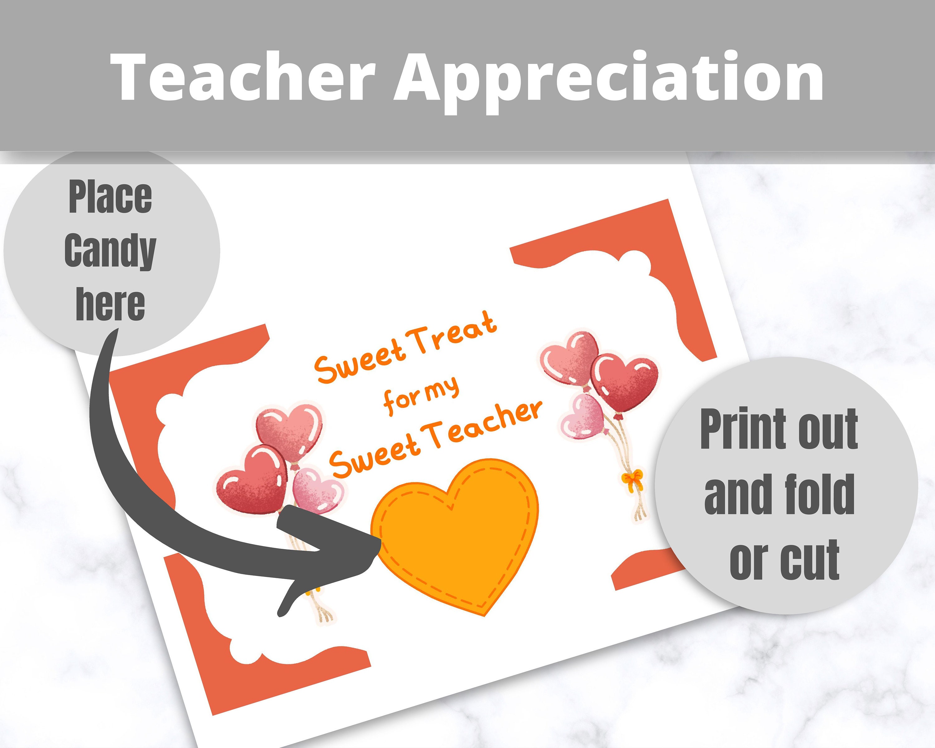 Teacher Appreciation Printable Bundle - Etsy