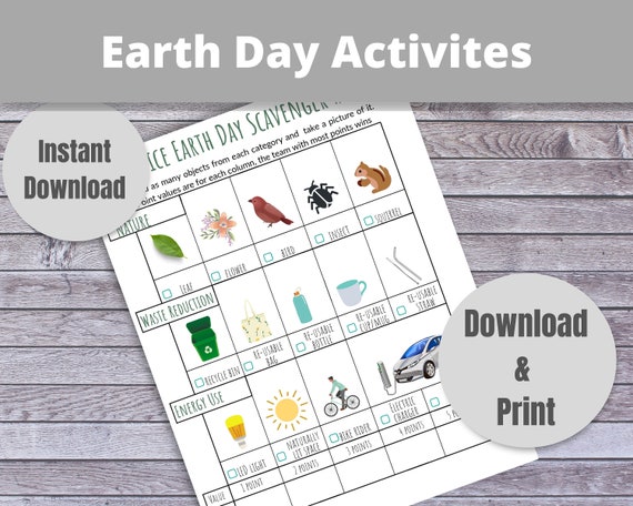 Fun Earth Day Office Activities Bundle | Etsy