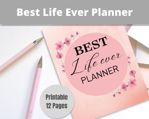 JW Best Life Ever Planner Printable PDF - Etsy