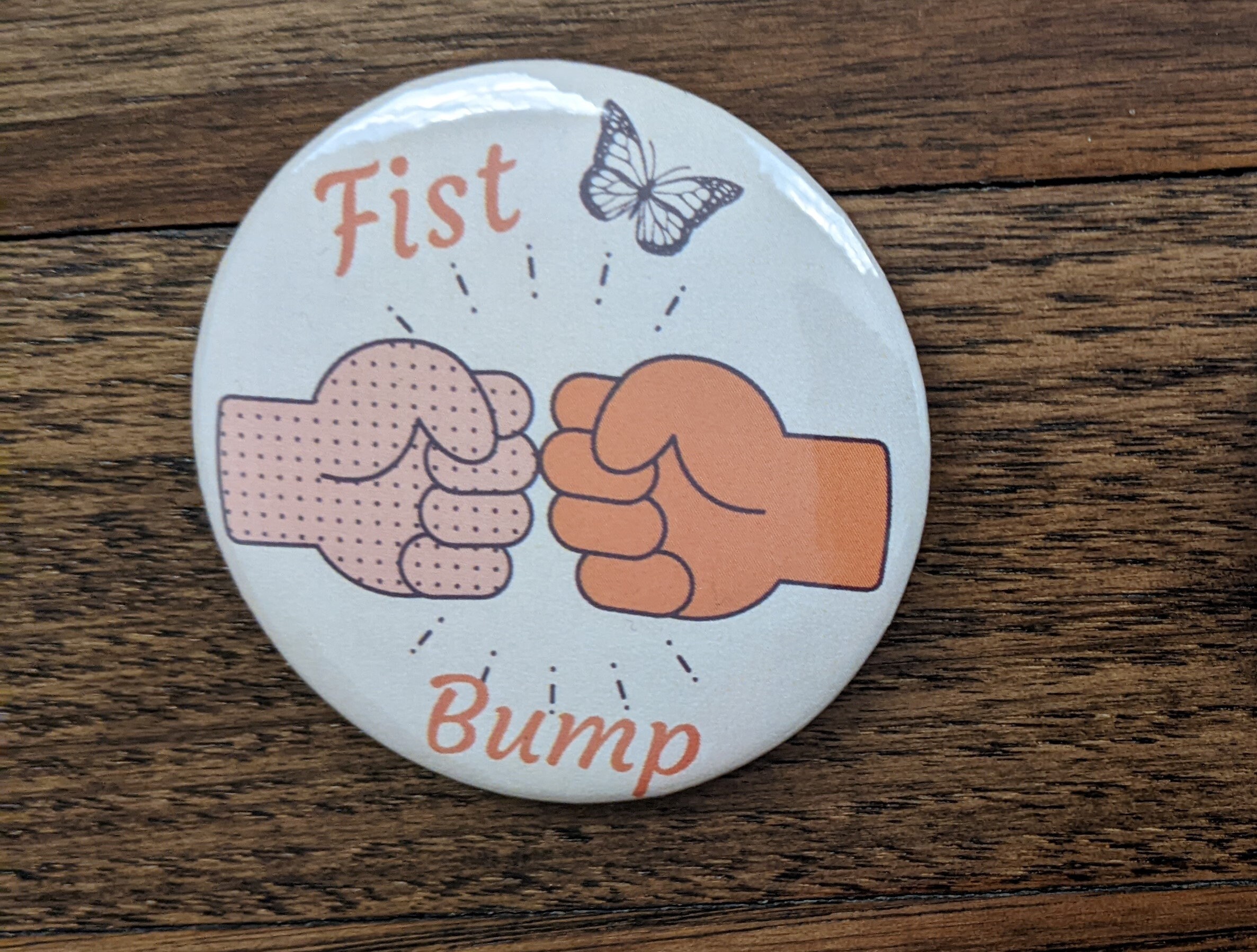Meeting Buttons- Wave, Fist Bumps - Etsy