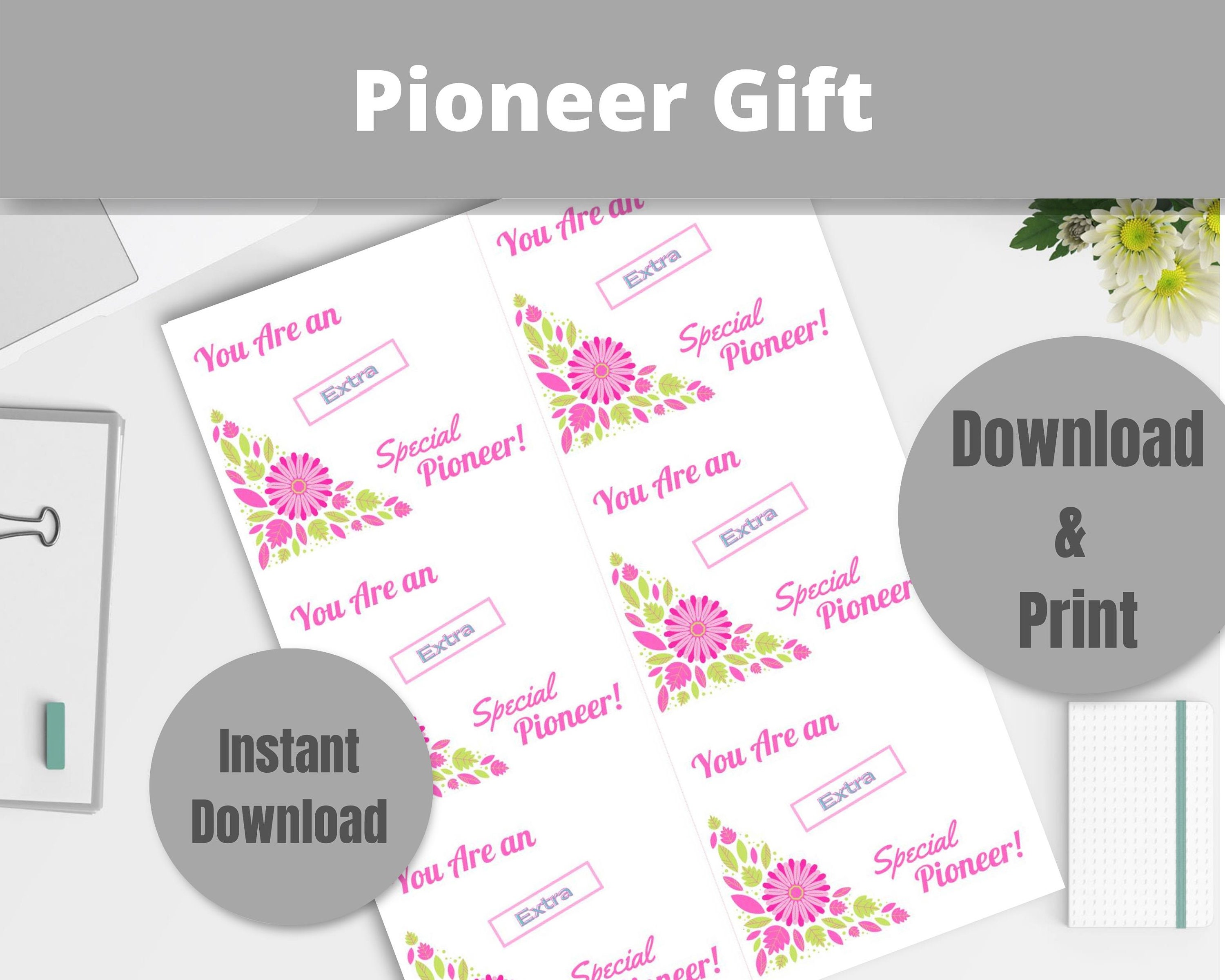 Pioneer Card Printable JW; Tarjeta Para Precursores - Etsy