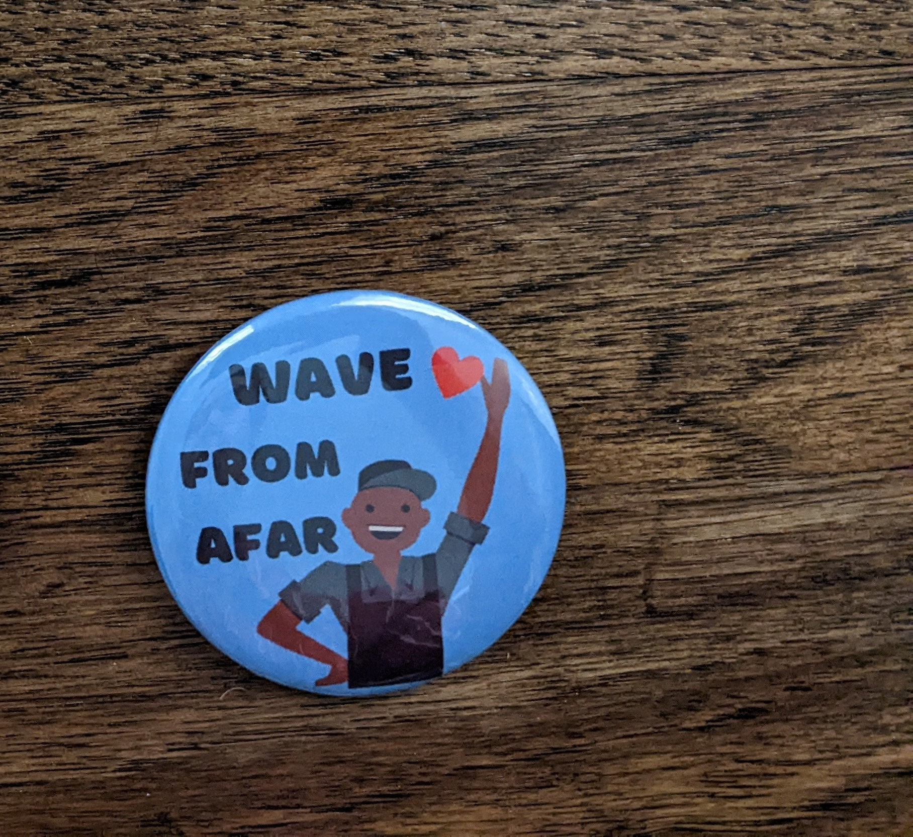 Meeting Buttons- Wave, Fist Bumps - Etsy