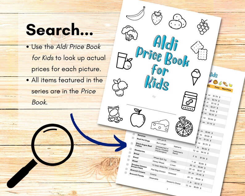 Supermarket Math for Kids|grocery Shopping Worksheets|instant Download ...