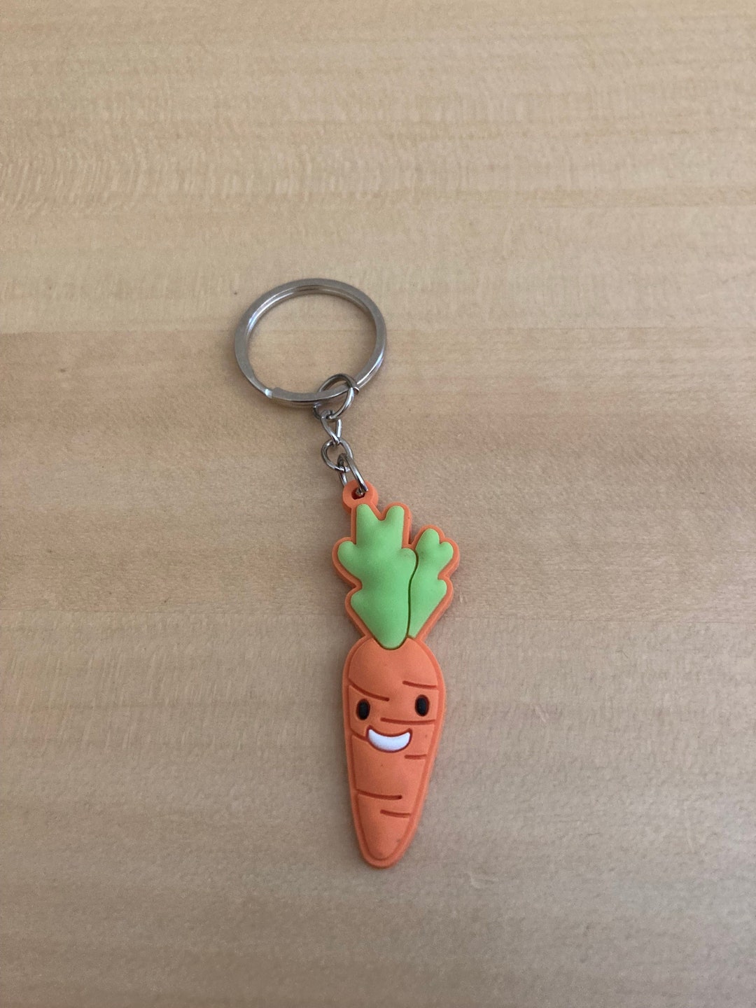 Mini Carrot Keychain - Etsy