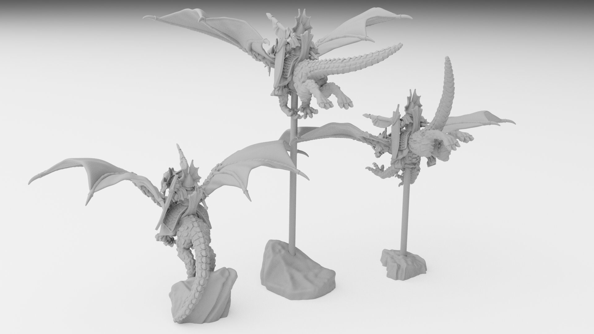 Elven Army Dragon Riders X5 Ilhadiel High Elf Highborn - Etsy