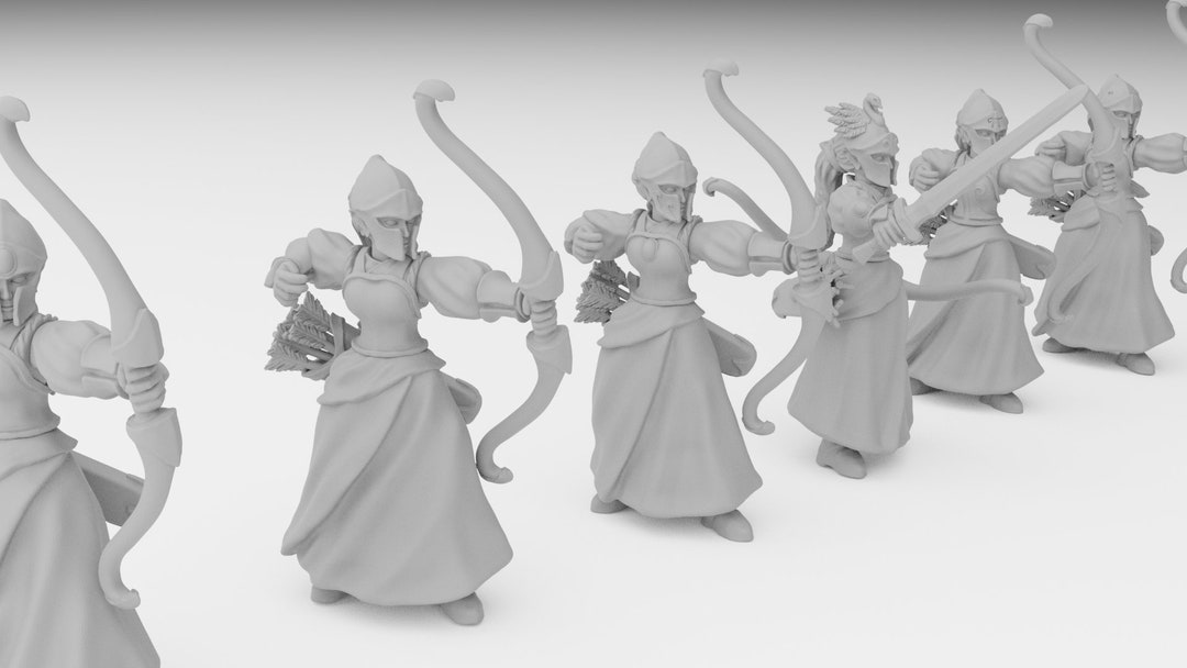 Elven Army Archers X10 Ilhadiel High Elf Highborn Elves - Etsy Ireland