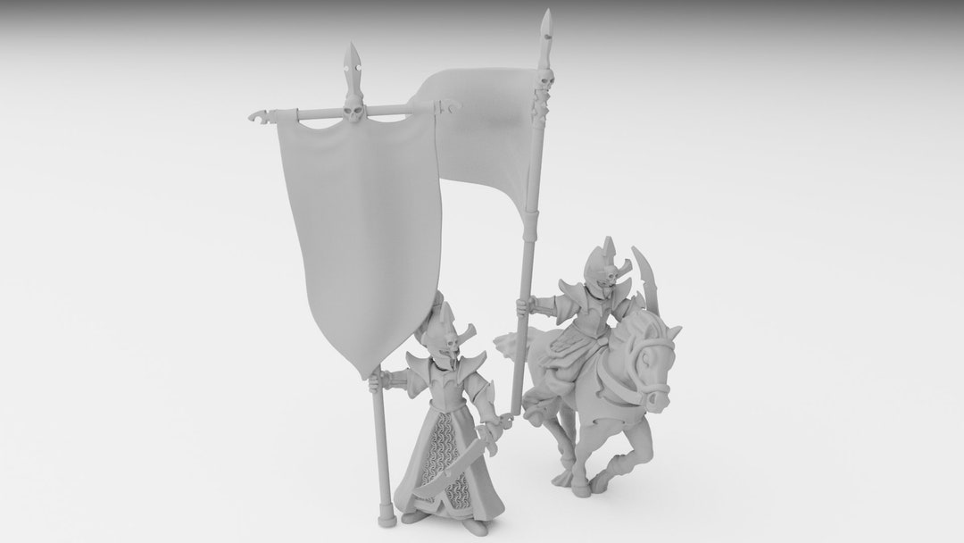 Dark Elven Army Battle Standard Bearer, Ilhadiel, Dark Elf, Twilight ...