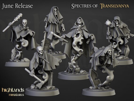 Spectres of Transylvania Spectral Ghosts X10 Highlands - Etsy