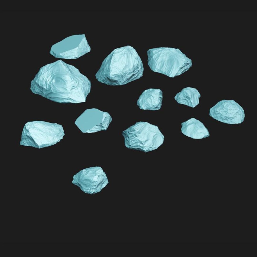 3d Printed Icebergs in FDM for DND or Wargaming - Etsy