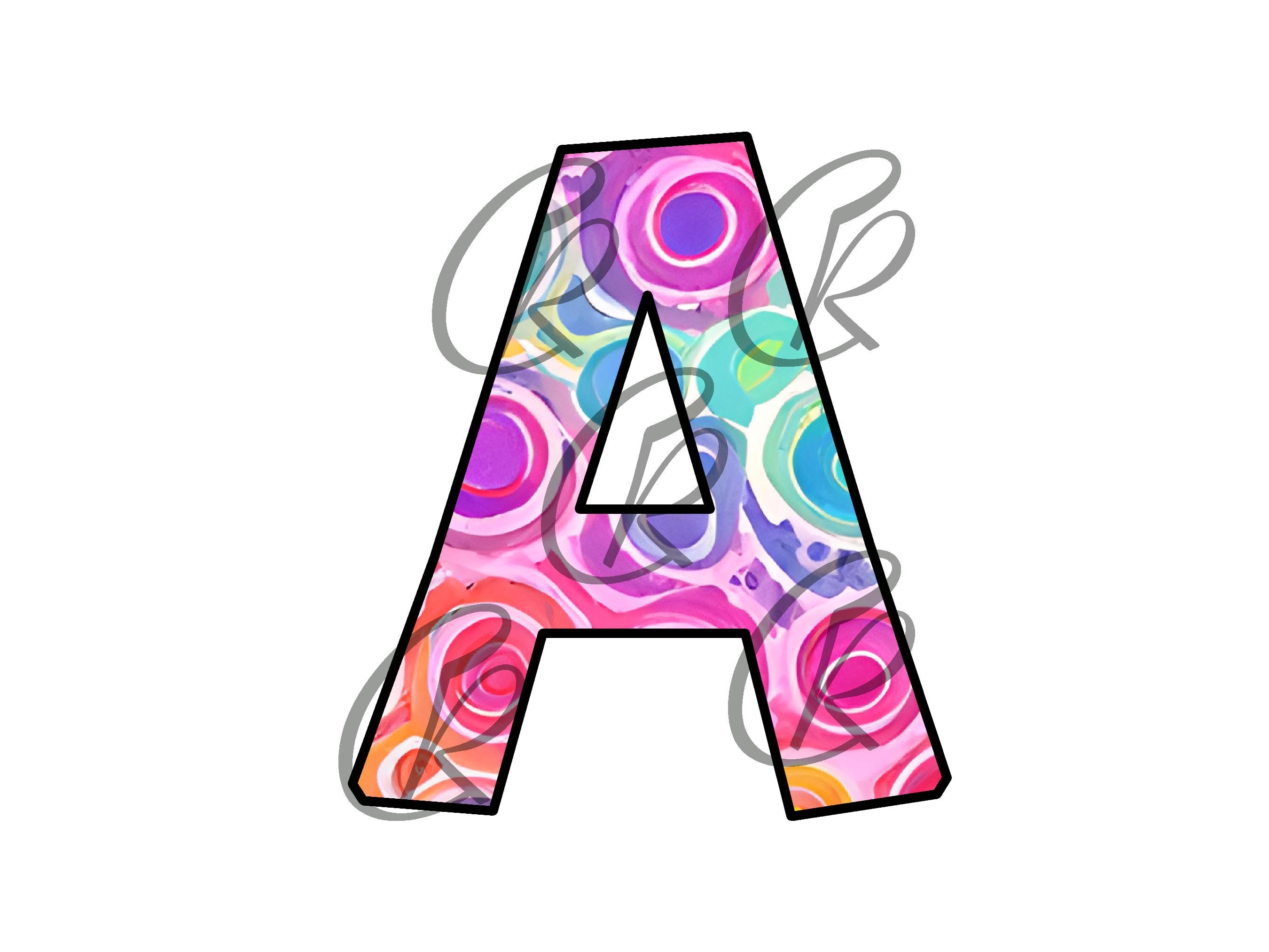 Colorful Letters and Numbers for Scrapbooking or School - Etsy