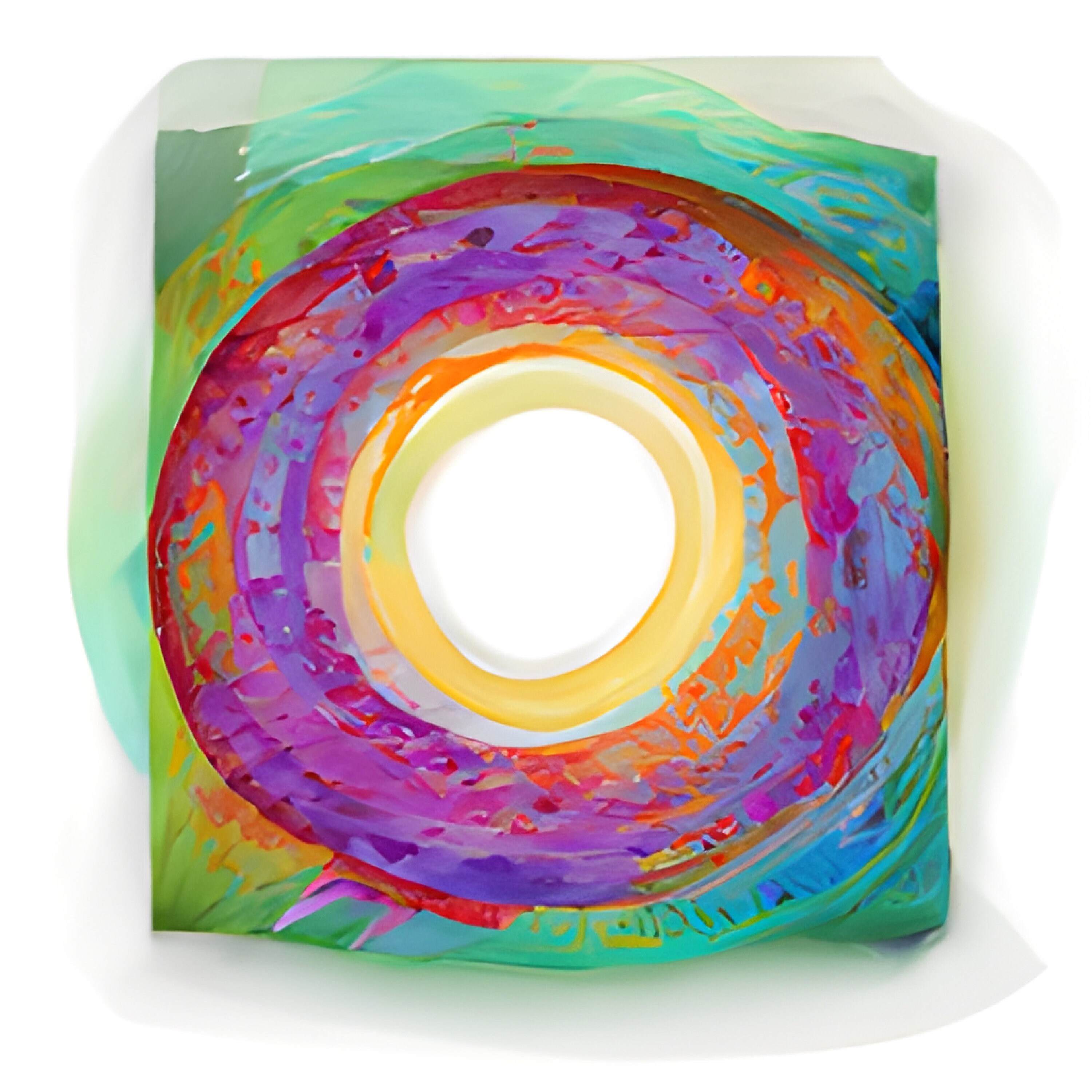 Abstract Circle Art Set 1, Abstract Circles Art, Digital Paper ...