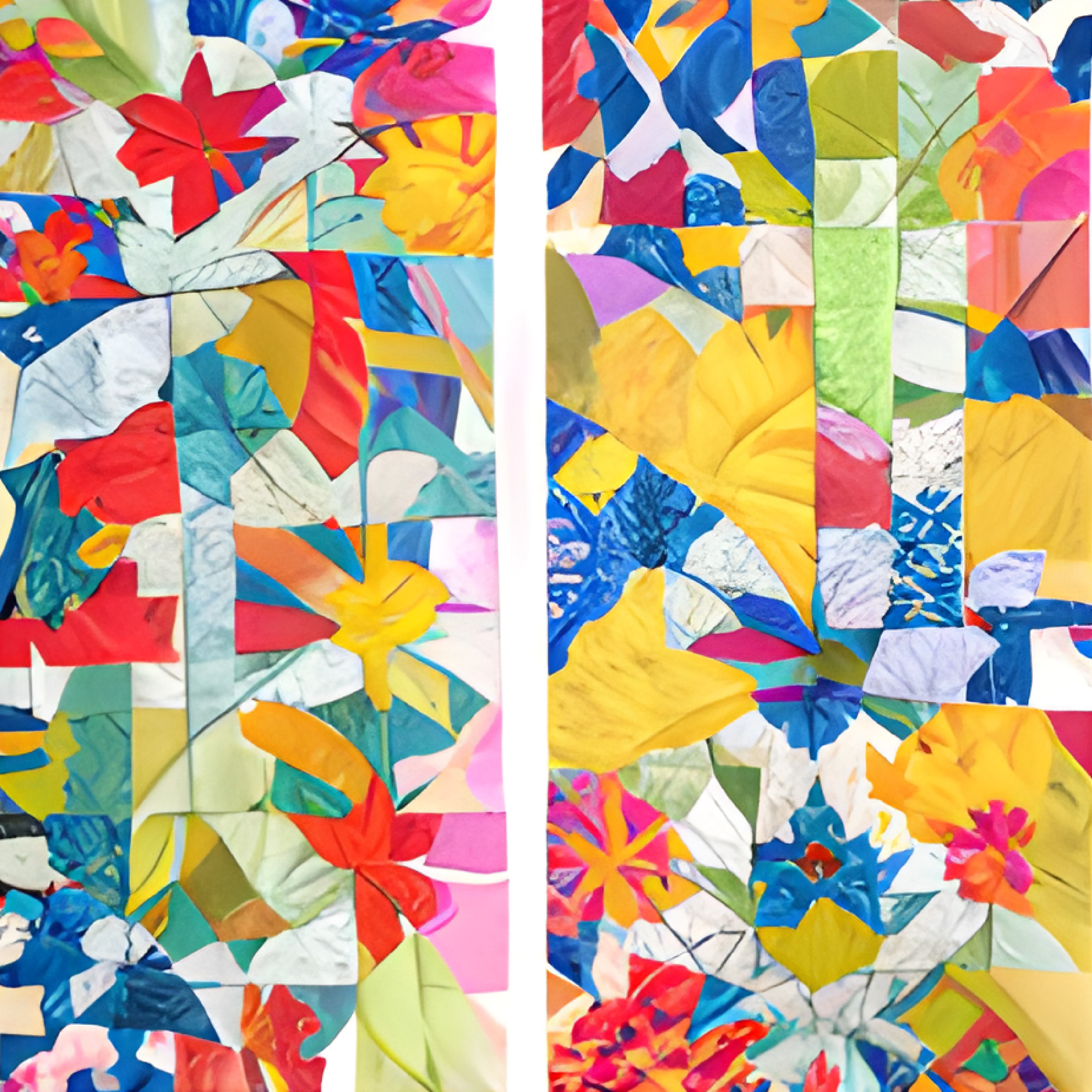 Spring Flower Digital Paper Abstract Flowers Spring Flower - Etsy