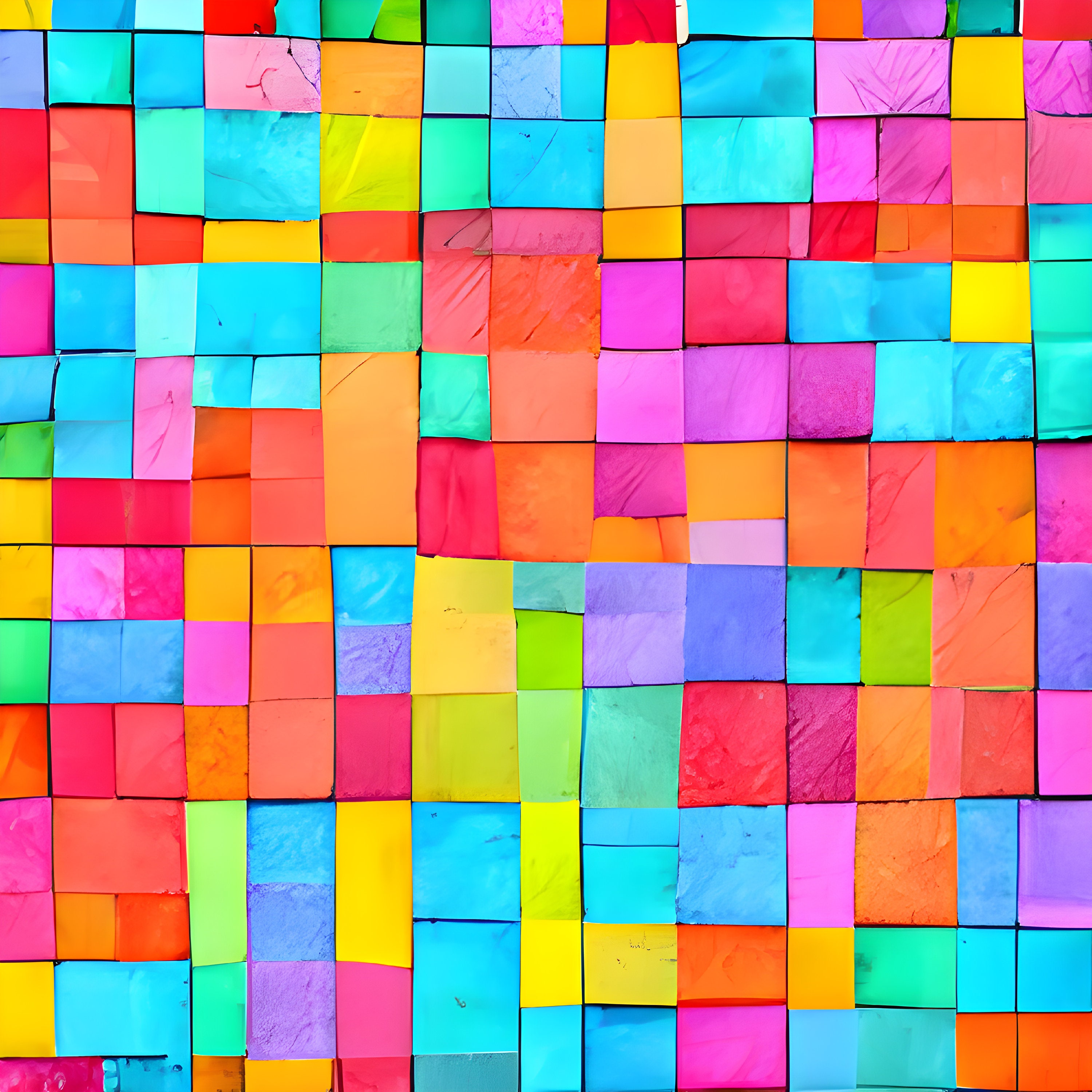 Abstract Art Digital Paper, Printable Download, Colorful Instant ...