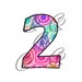 Colorful Letters and Numbers for Scrapbooking or School Projects ...