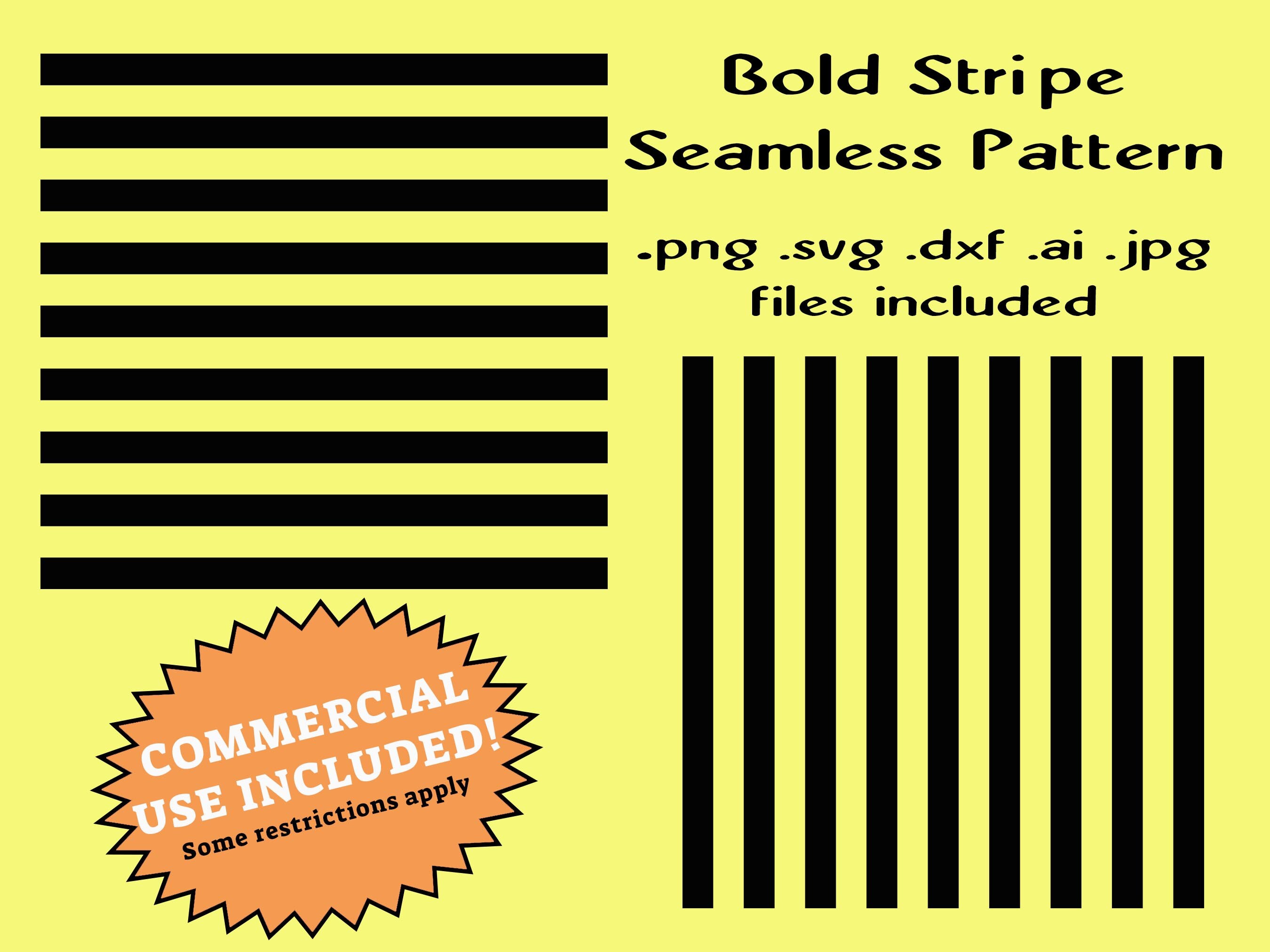 Seamless Stripe Patterns SVG Bulk Pack, Seamless Patterns PNG, Fill ...