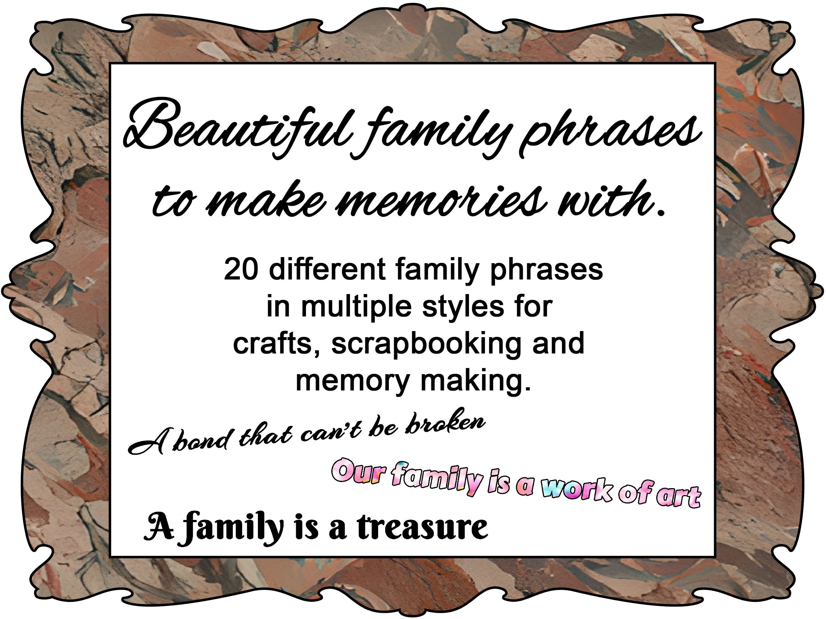 Family Quotes And Sayings For Scrapbooking