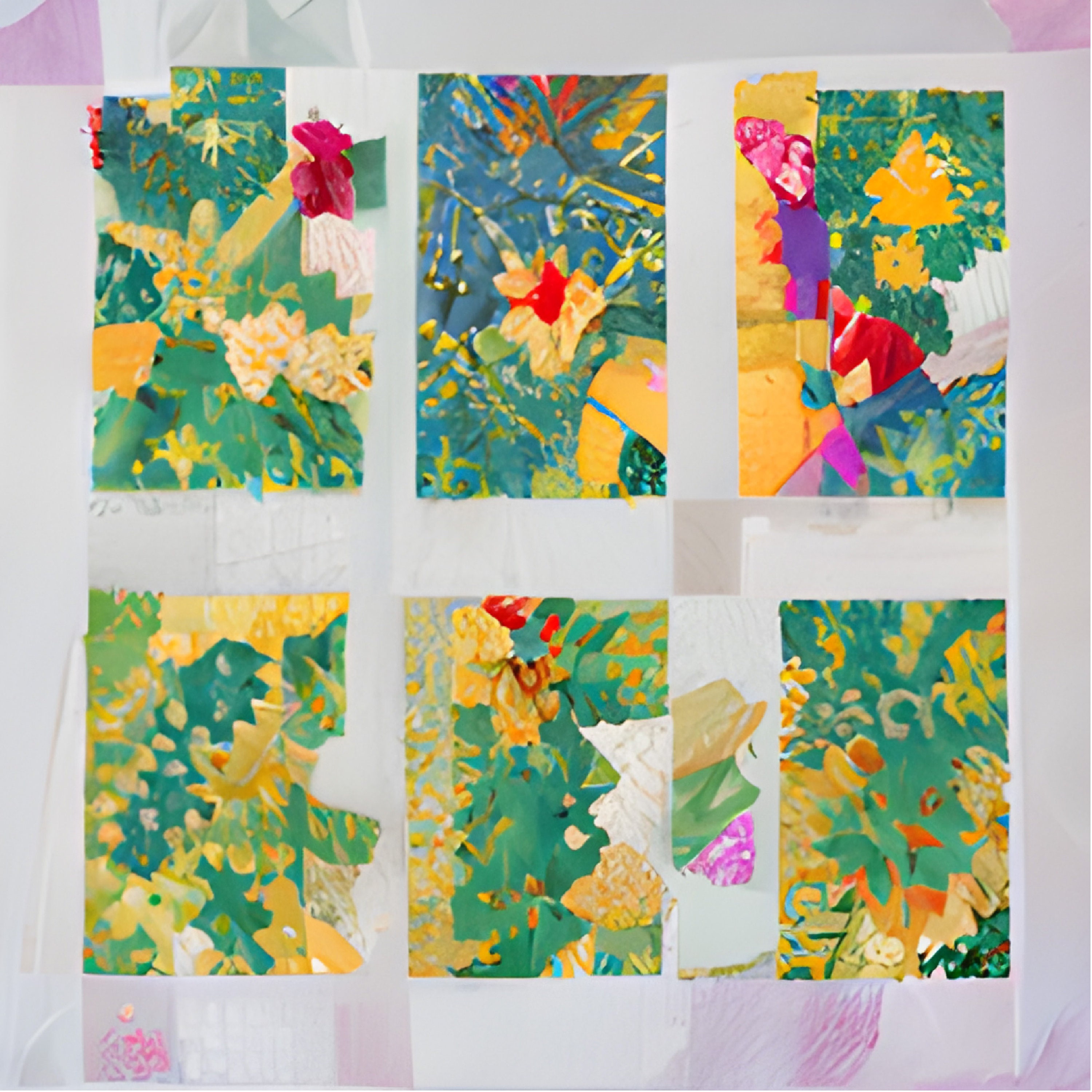 Spring Flower Digital Paper Abstract Flowers Spring Flower - Etsy