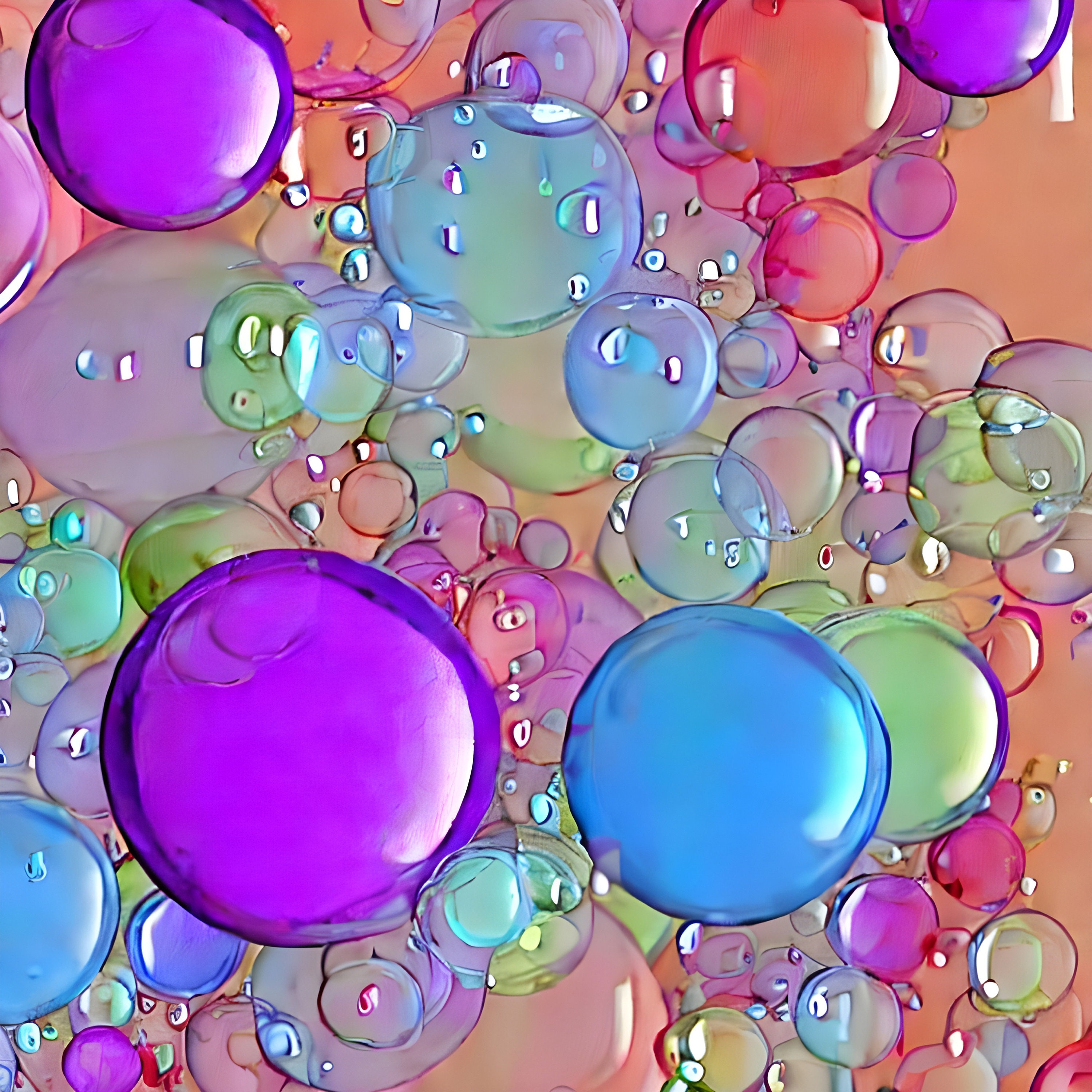 Pastel Bubbles and Circles Digital Paper for Commercial Use. - Etsy