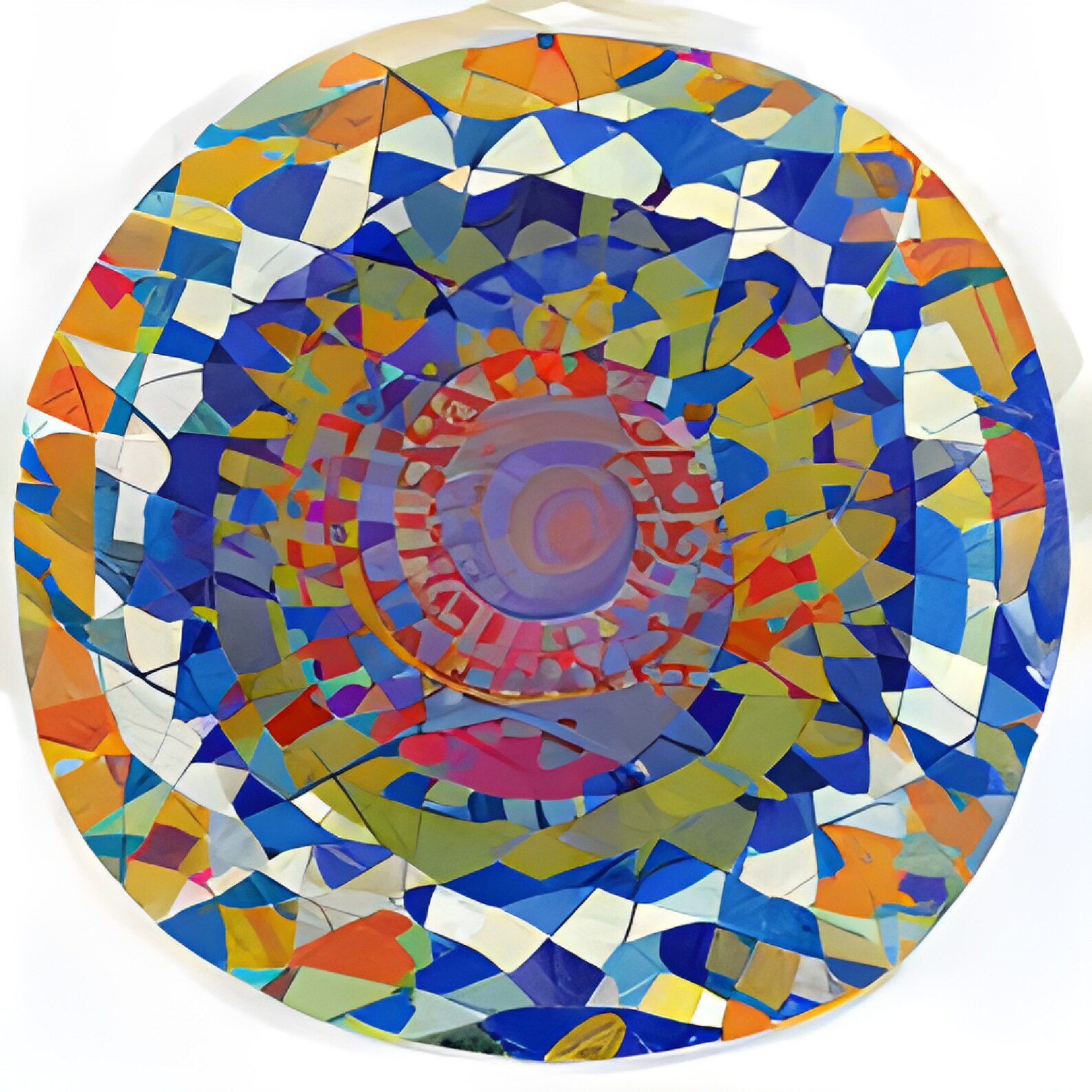 Abstract Circle Art Set 1, Abstract Circles Art, Digital Paper ...